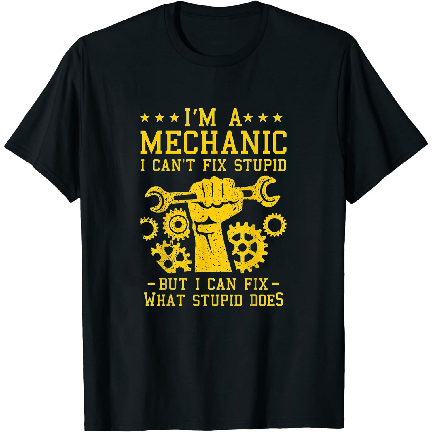 Funny Car Mechanic Men Women Kids Best Auto Mechanic T-Shirt White ...