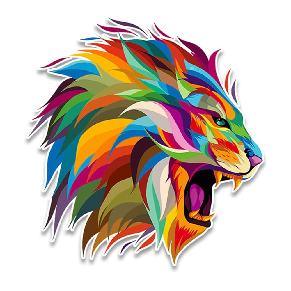 Funny Car Stickers | Cool Colorful Bumper Car Decal | Funny Bumper ...