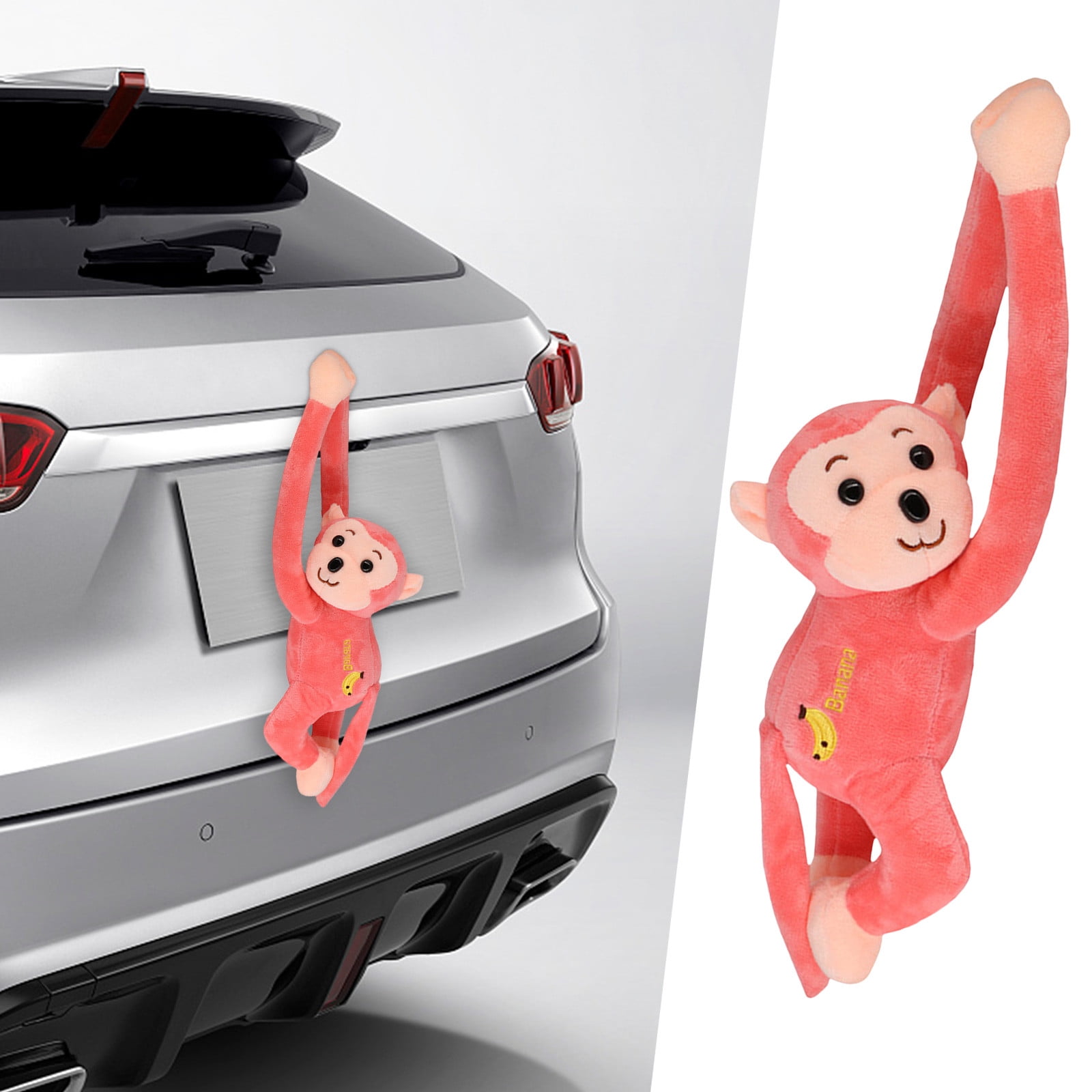 Funny Car Tail Monkeys Pendant | Long-Arm Monkey Doll | Car Exterior ...