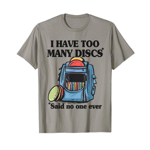 Funny Cartoon Backpack Disc Golf T-Shirt for Disc Golf Enthusiasts ...