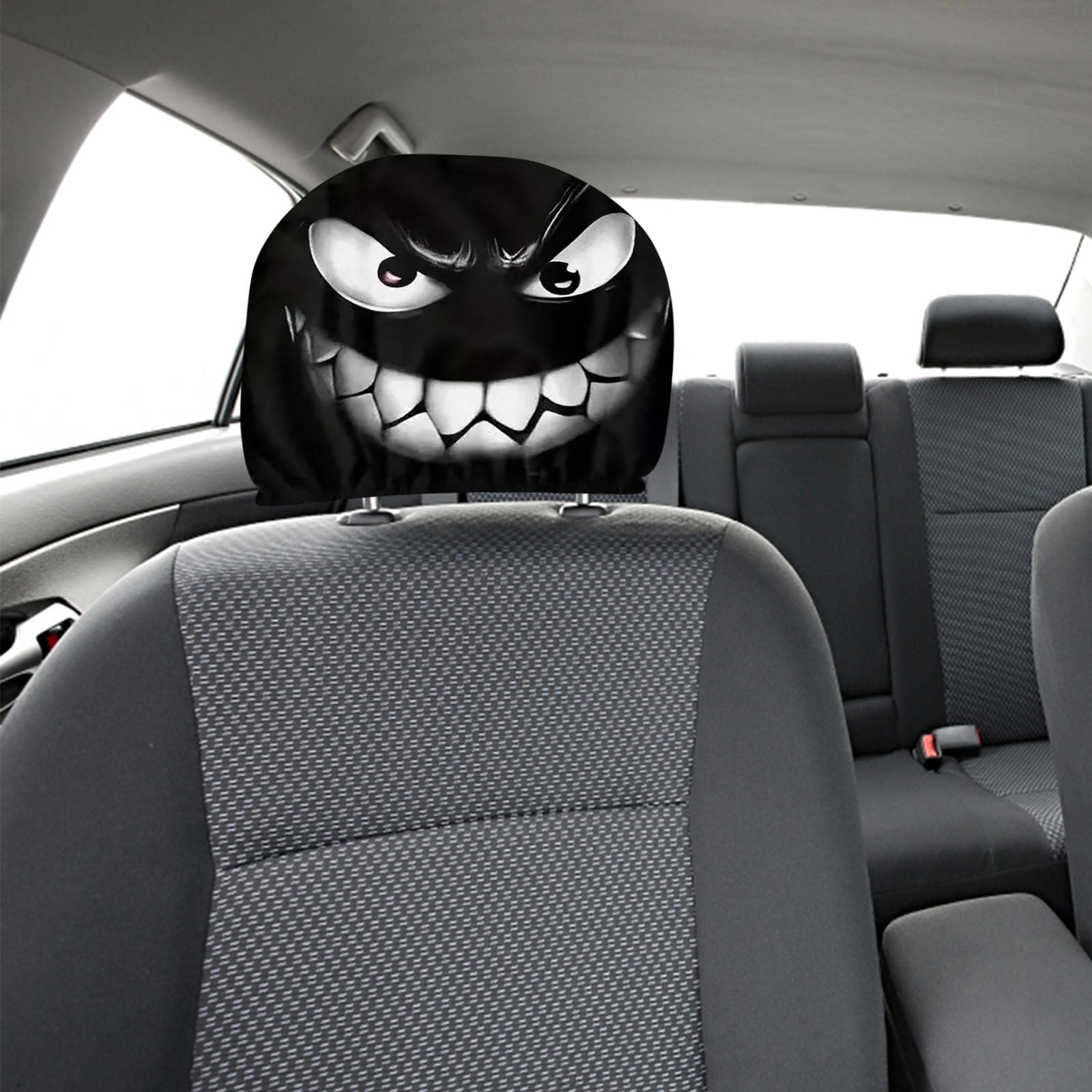Funny Cartoon Car Headrest Covers, Car Print Headrest Cover, ute Funny ...