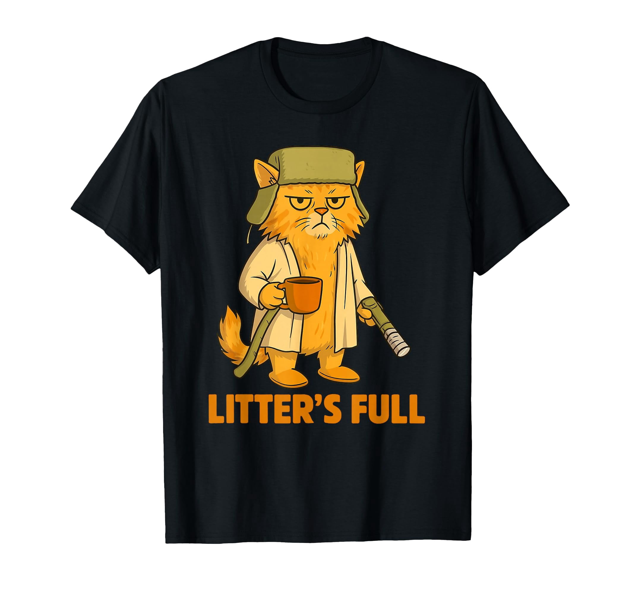 Funny Cartoon Cat Christmas T-Shirt for Holiday Cheer and Festive Fun ...