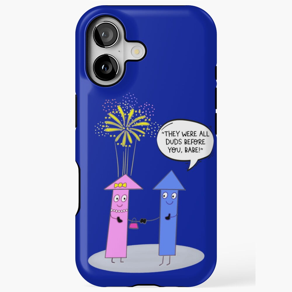 Funny Cartoon Couple Humour iPhone Case 17 11 12 13 14 15 16 Pro Max ...