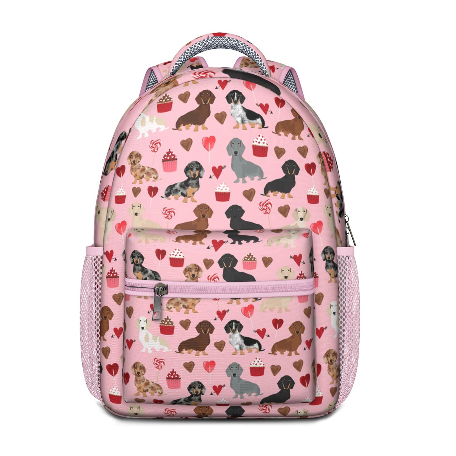 Funny Cartoon Dog Backpack - Ergonomic Student Bag with Breathable Mesh ...