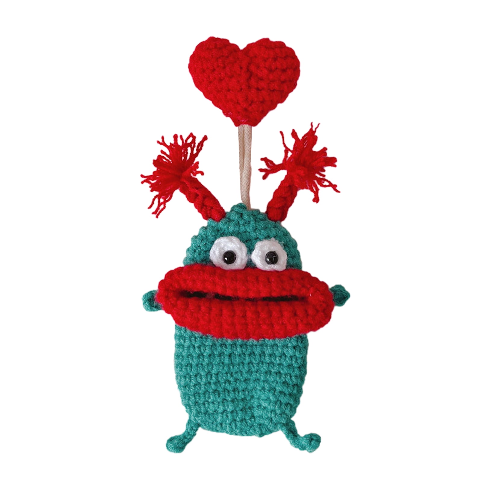 Funny Cartoon Keychains Pouch Pull Type Keys Bag Sausage Mouth Monsters ...