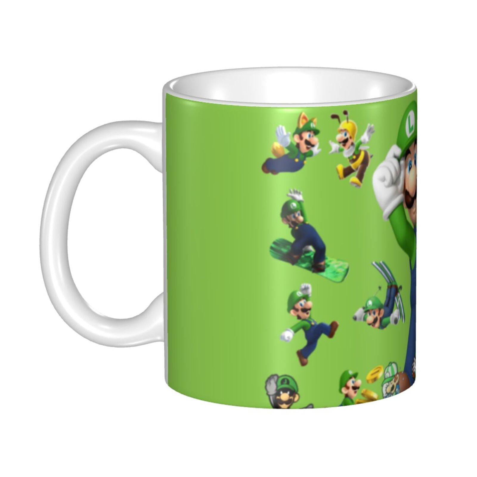 Funny Cartoon Luigi's Mansion Ceramic Mug Novelty Coffee Mug Gift Water ...