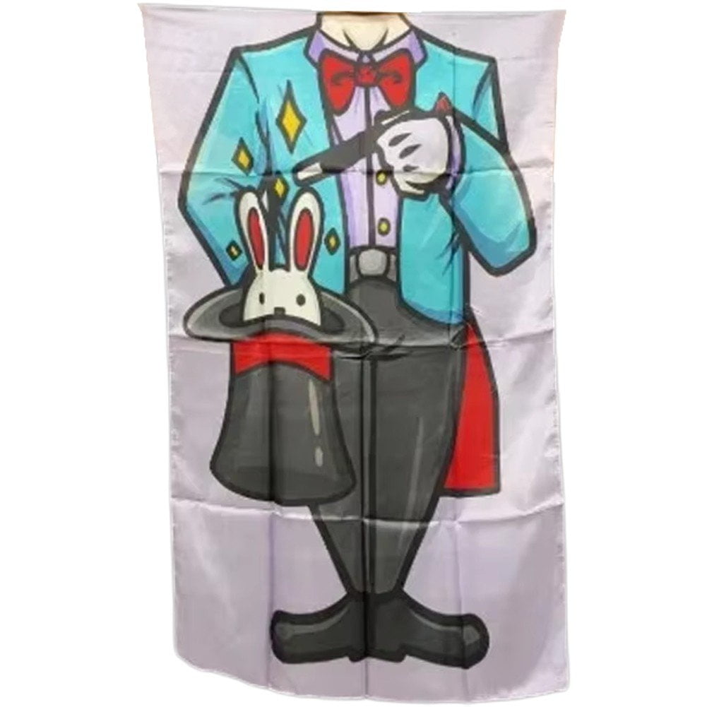 Funny Cartoon Silk Scarf Change Clothing Magician Scenarios Sitcom ...