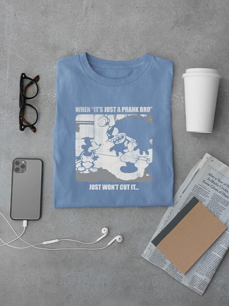 Funny Cartoon Steamboat Willie T-shirt Color Women's -SmartPrintsInk ...