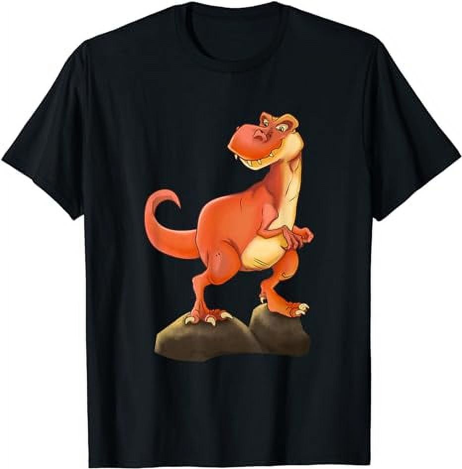 Funny Cartoon T. Rex Tyrannosaurus Dinosaur Design T-Shirt - Walmart.com