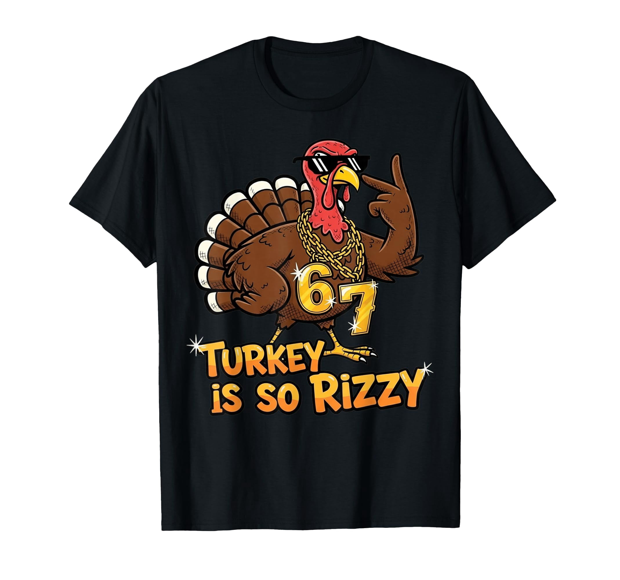 Funny Cartoon Turkey T-Shirt for a Hilarious Thanksgiving Celebration ...