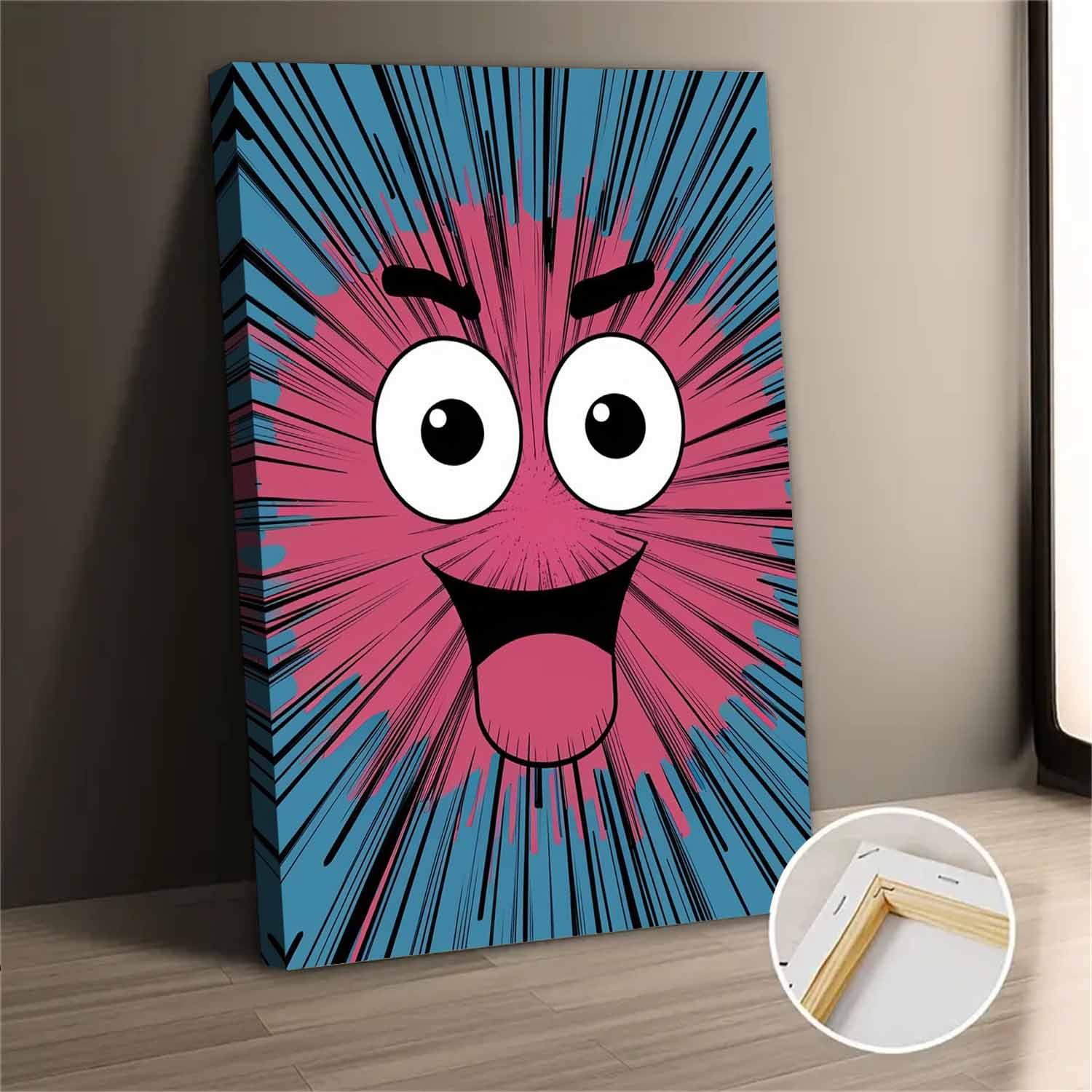 Funny Cartoon Wall Art Canvas Print For Bedroom Living Room Decoration ...