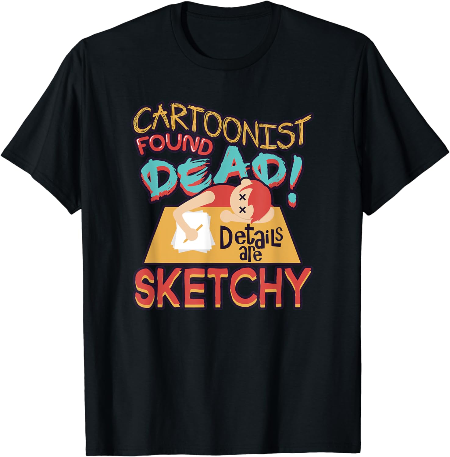 Funny Cartoonist Pun Design for Cartoon Lovers T-Shirt - Walmart.com