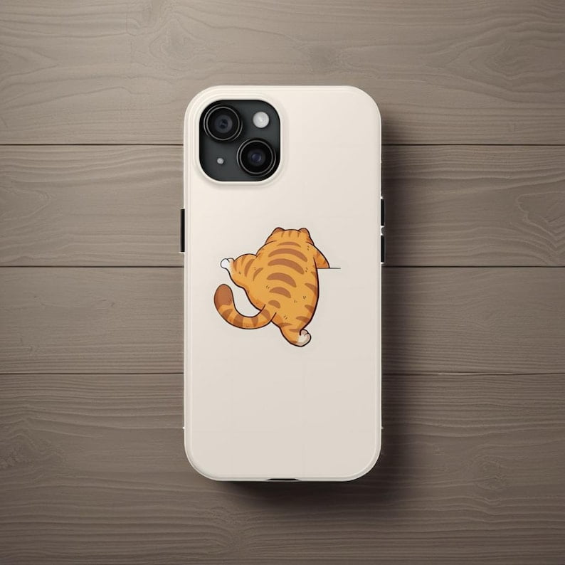 Funny Cat Meme Kawaii Cartoon Art Phone Case Compatible with iPhone 11 ...