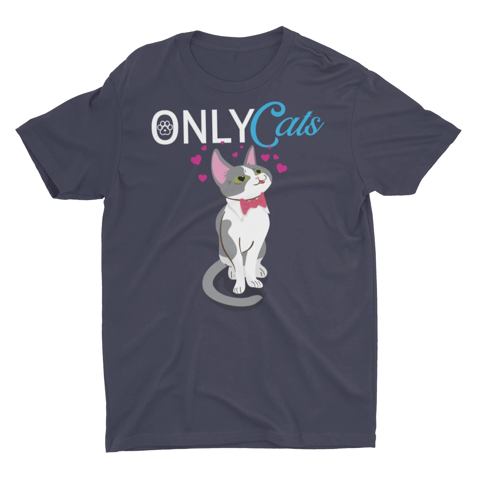 Funny Cat Meme Only Cats Adult Fans Meme Shirts - Walmart.com