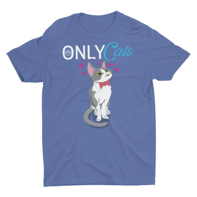 Funny Cat Meme Only Cats Adult Fans Meme Shirts - Walmart.com