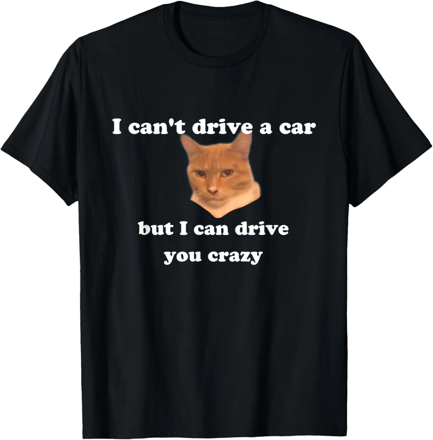 Funny Cat Meme Viral Internet Humor Kitty Joke Graphic Unisex T-Shirt ...