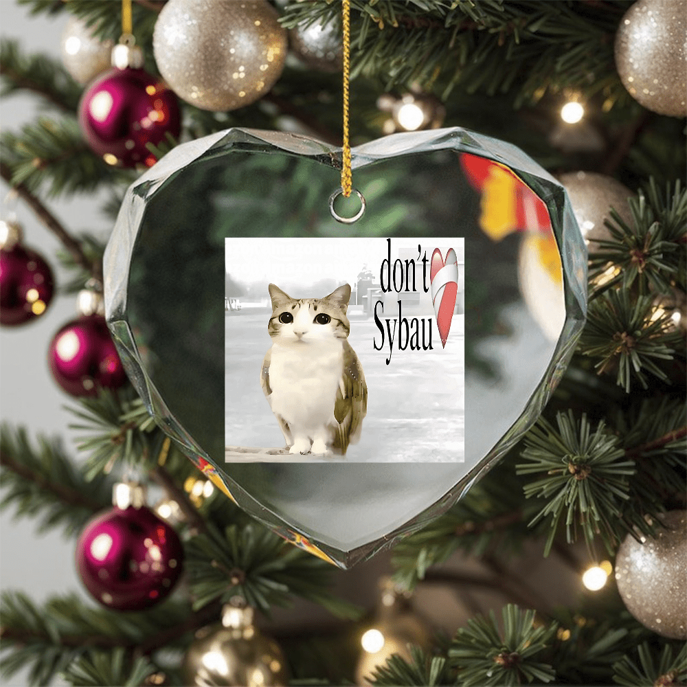 Funny Cat Owl Unhinged Brainrot Meme Meowl Don't SYBAU Ornament, Room ...