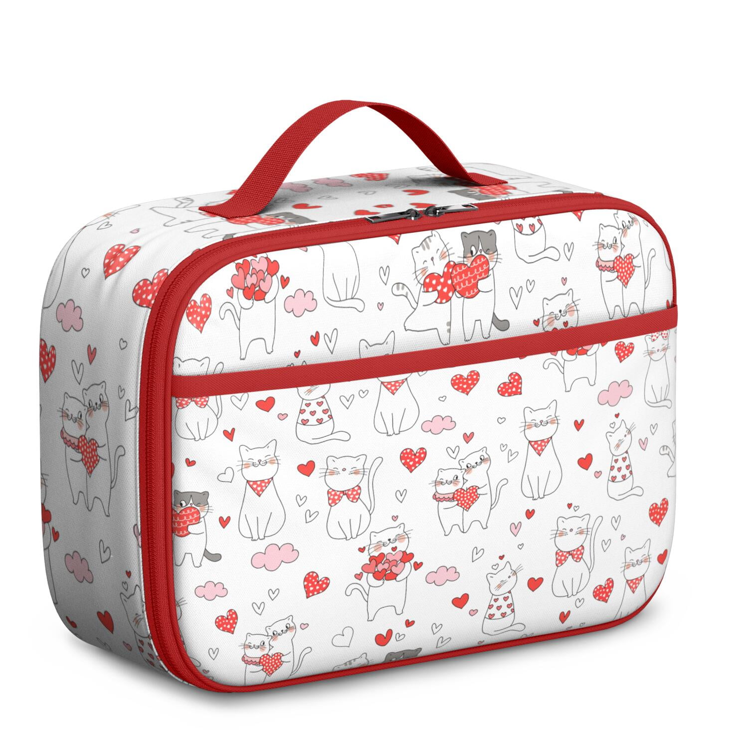 Funny Cat Pattern Thermal Lunch Box - 8-Hour Heat Retention ...
