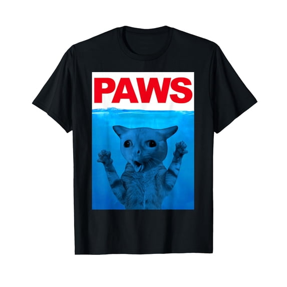 Funny Cat Paws T-Shirt for Kitty Lovers - Humorous Design Perfect for ...