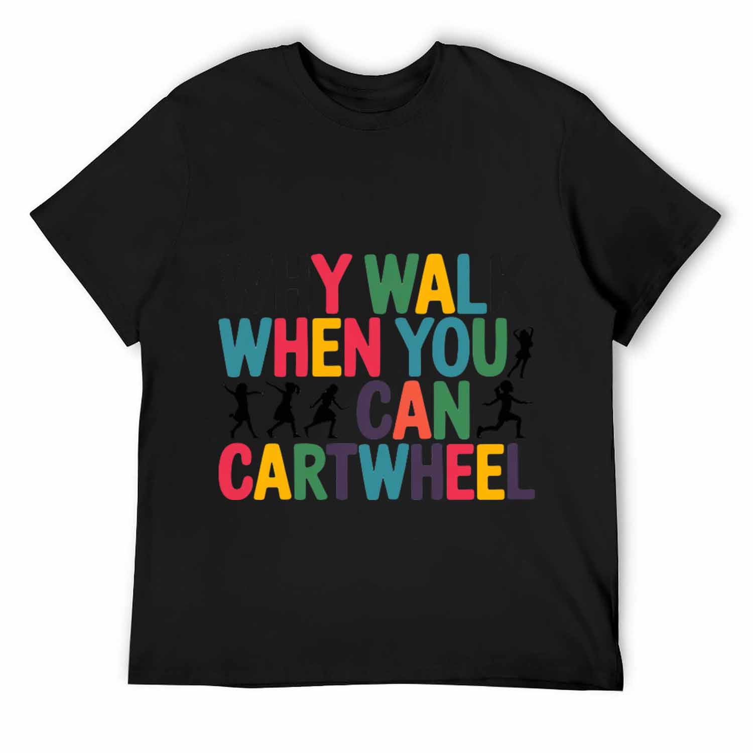 Funny Cat WHY WALK WHEN YOU CAN CARTWHEEL Hand Game Cute Paw Kitten ...