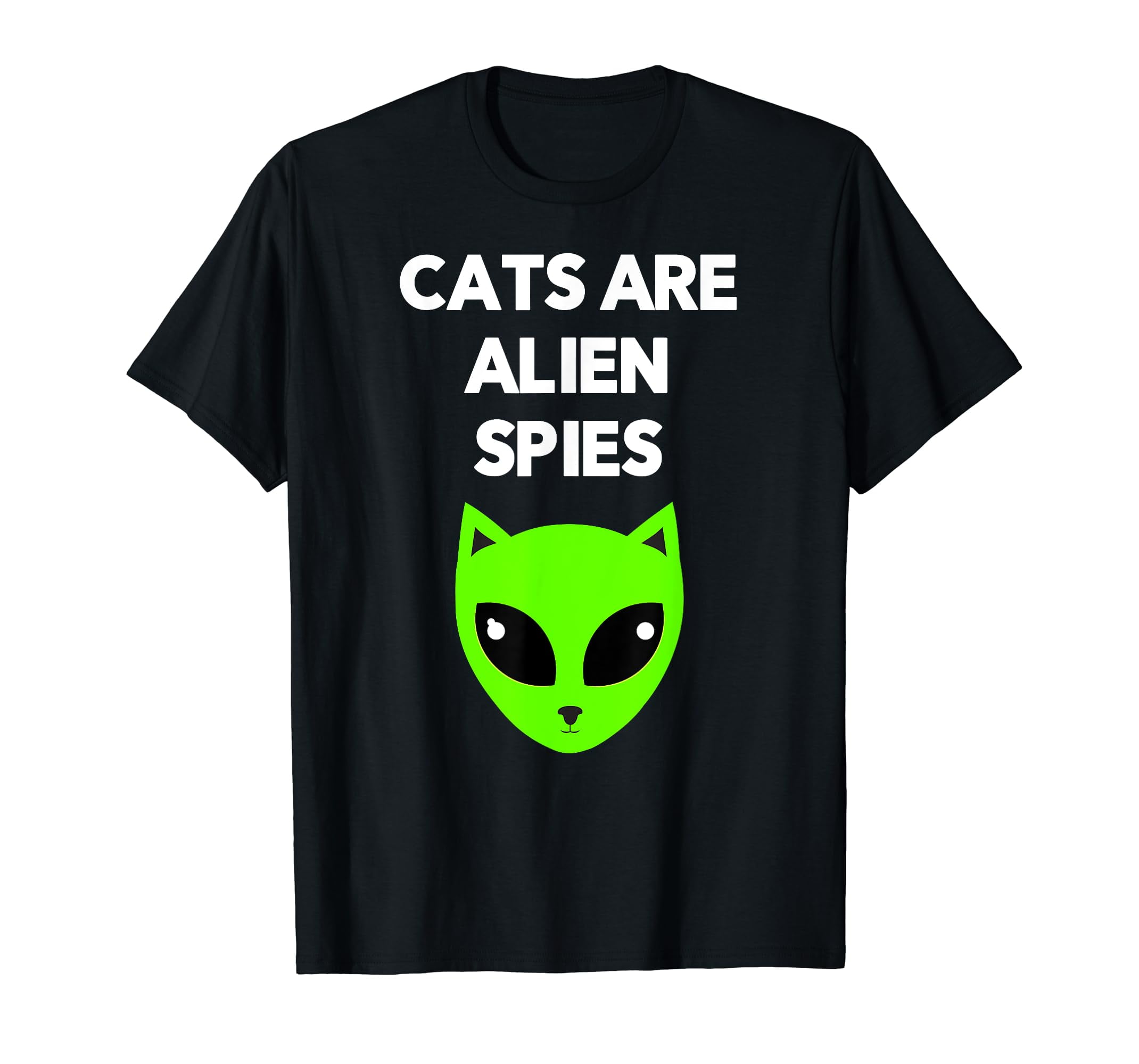 Funny Cats Are Alien Spies T-Shirt For Men Women And Kids - Walmart.com