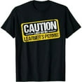 Funny Caution Learner Permit Gift for New Driver Graphic T-Shirt ...