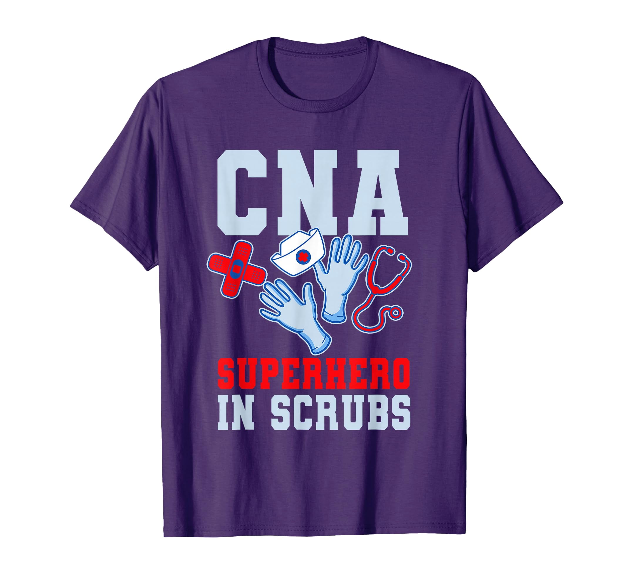 Funny Certified Nursing Assistant Superhero T-Shirt for Healthcare ...