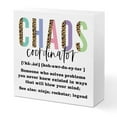 Funny Chaos Coordinator Gifts Office Decor, Chaos Coordinator Leopard ...