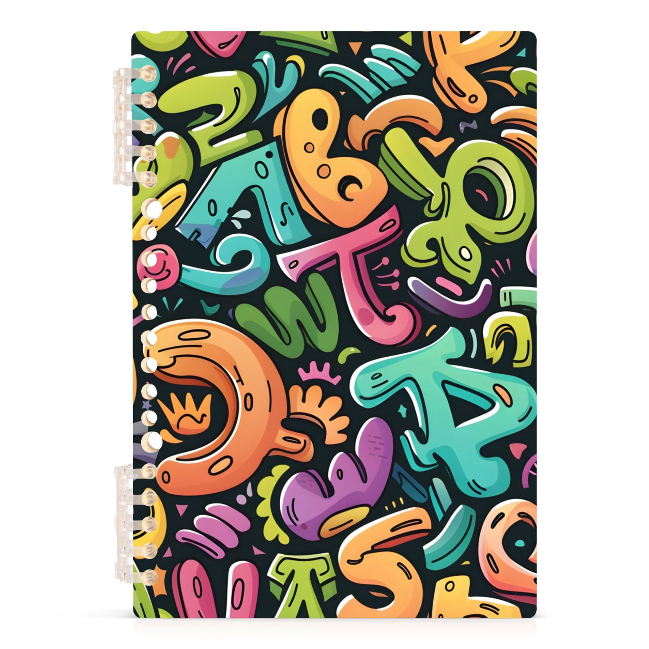 Funny Character Spiral Journal Notebook College Ruled Notebook 8.3" x 5 ...