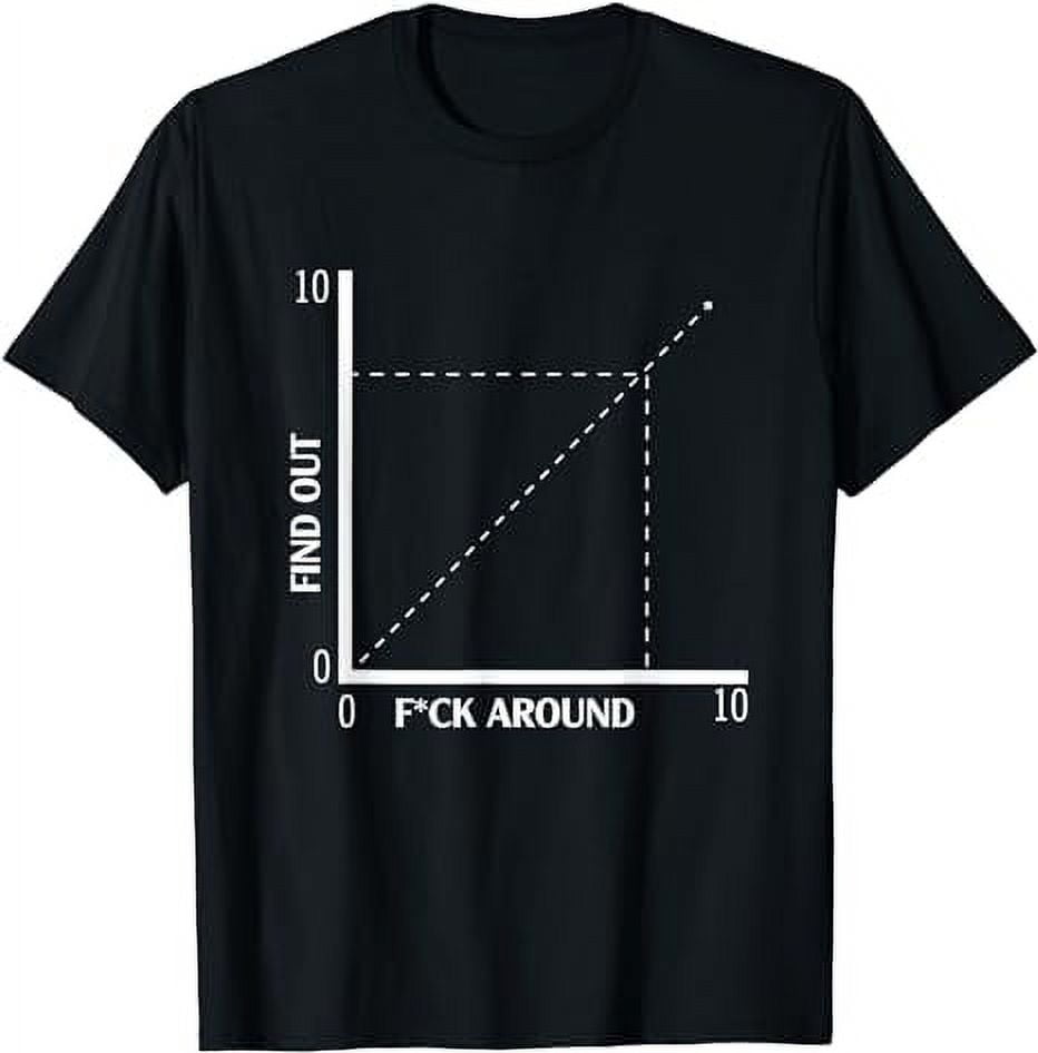 Funny Chart Meme F Around And Find Out Fa&Fo Diagram Graph T-Shirt ...
