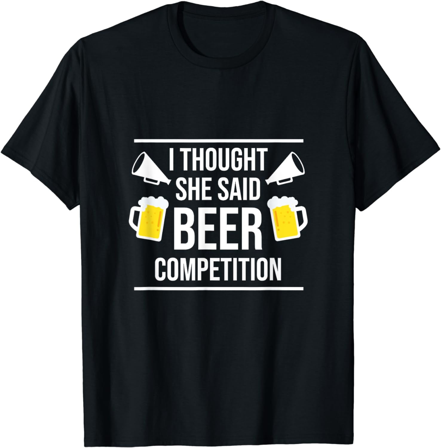 Funny Cheer Dad Beer Competition Cheerleading T-Shirt - Walmart.com