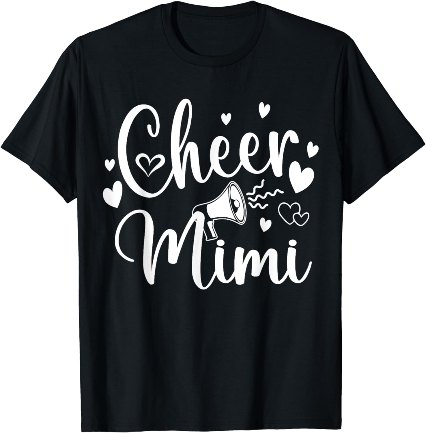 Funny Cheer Mimi Cheerleading Cute Mom GrandmaMatching T-Shirt ...