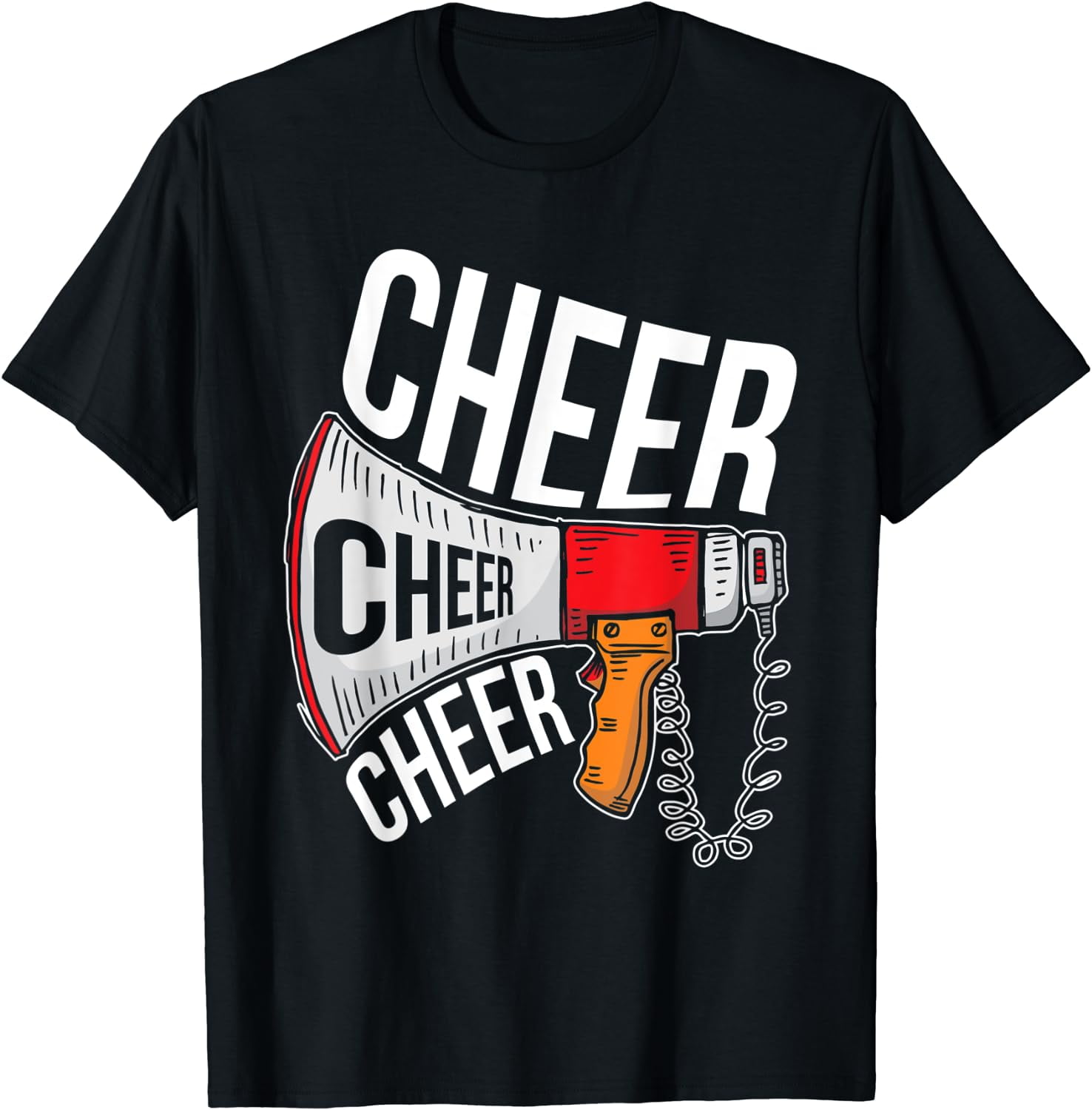 Funny Cheerleader Cheer Cheer Cheer Cheerleading Design T-Shirt ...