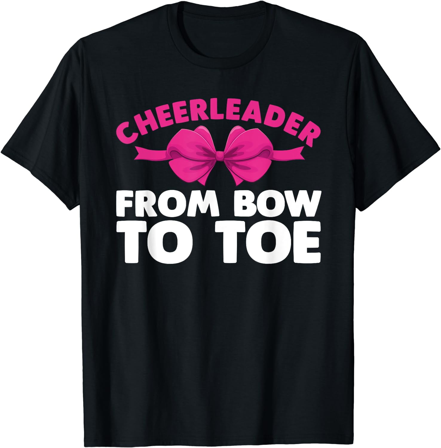 Funny Cheerleading Art For Teen Girl Women Cheerleader Squad T-Shirt ...