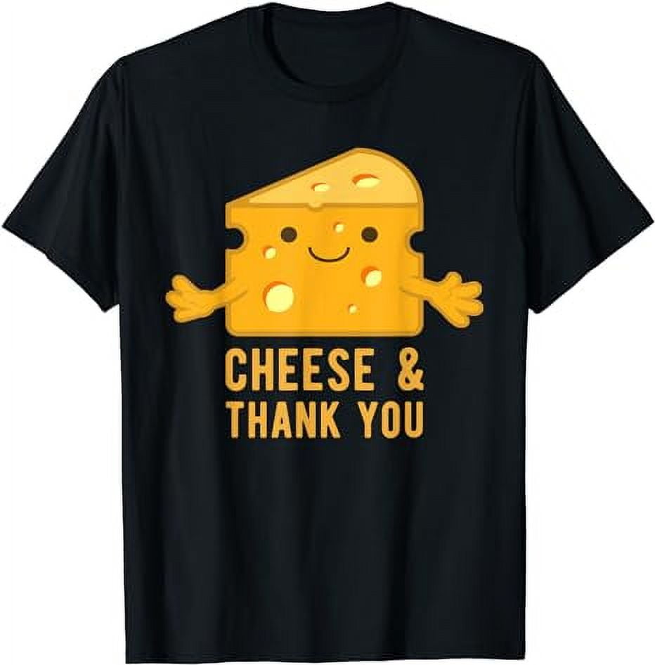 Funny Cheese Block Thanks Pun Diary T-Shirt - Walmart.com