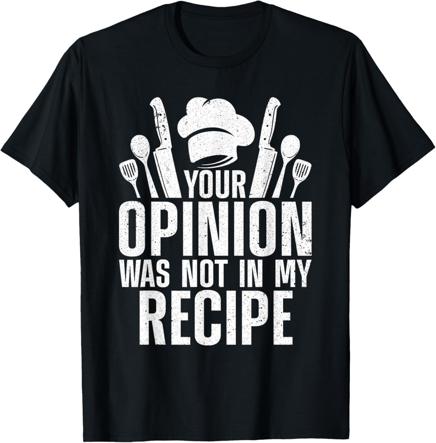 Funny Chef Design For Men Women Cooking Lover Culinary Cook T-Shirt ...