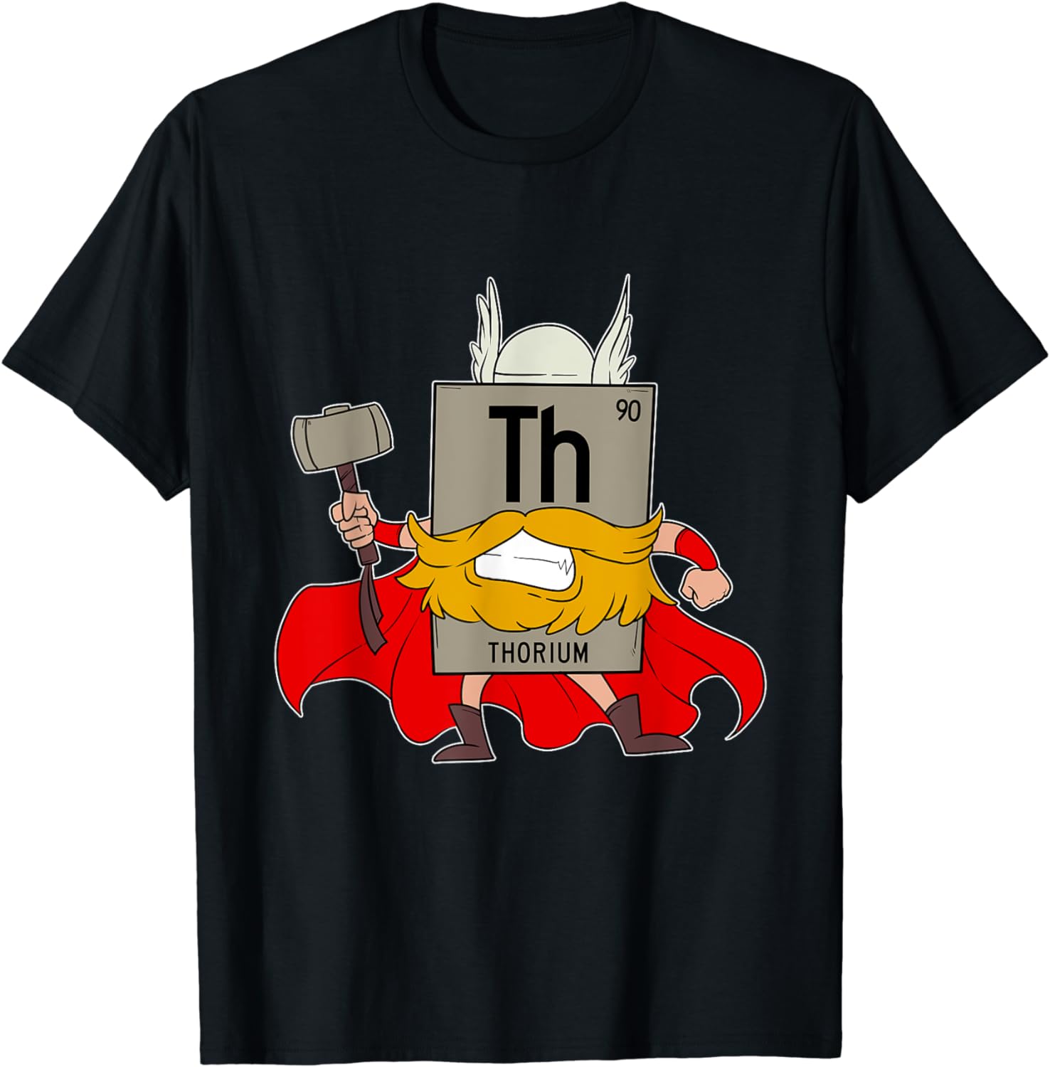 Funny Chemical Element Thor God Of Thunder Thorium Mjölnir T-Shirt - Walmart.com