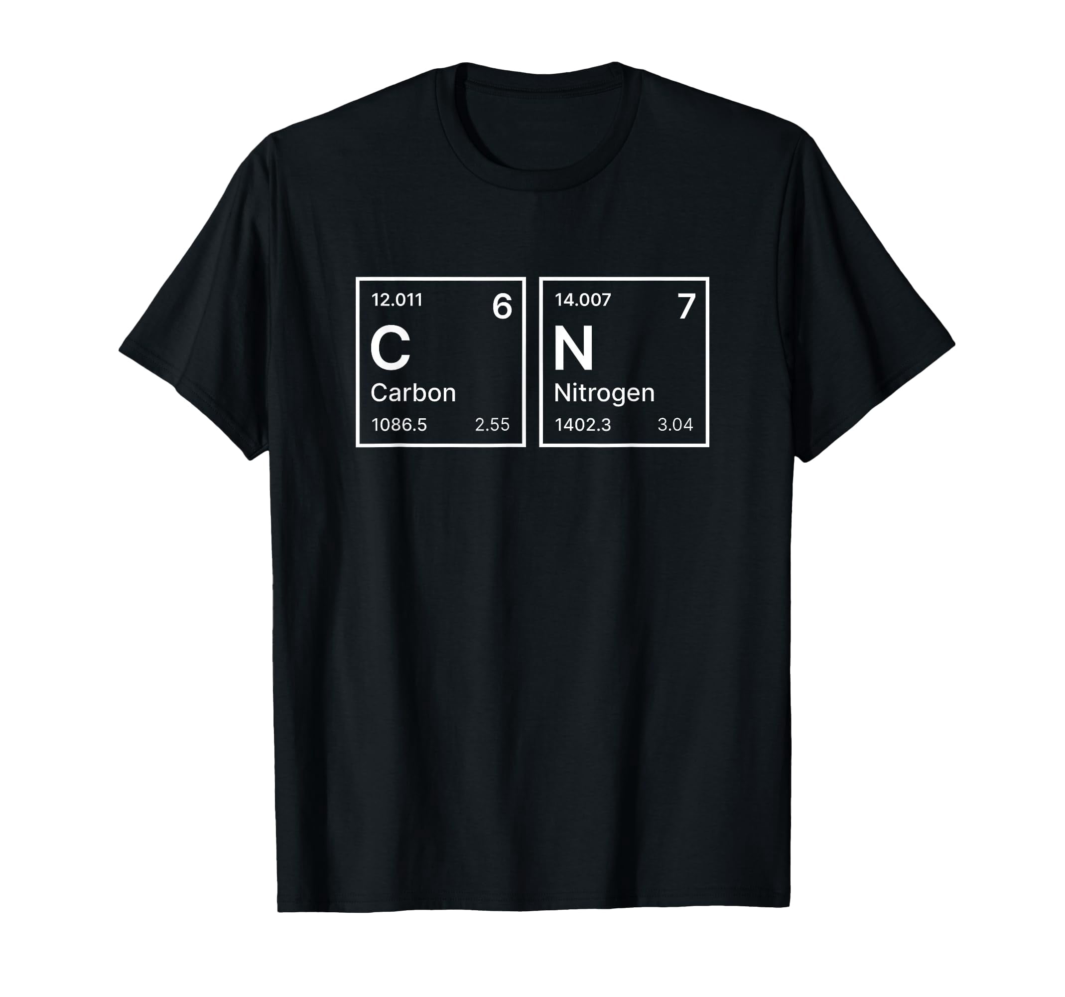 Funny Chemistry Nerd Humor Periodic Table T-Shirt for Science Lovers ...