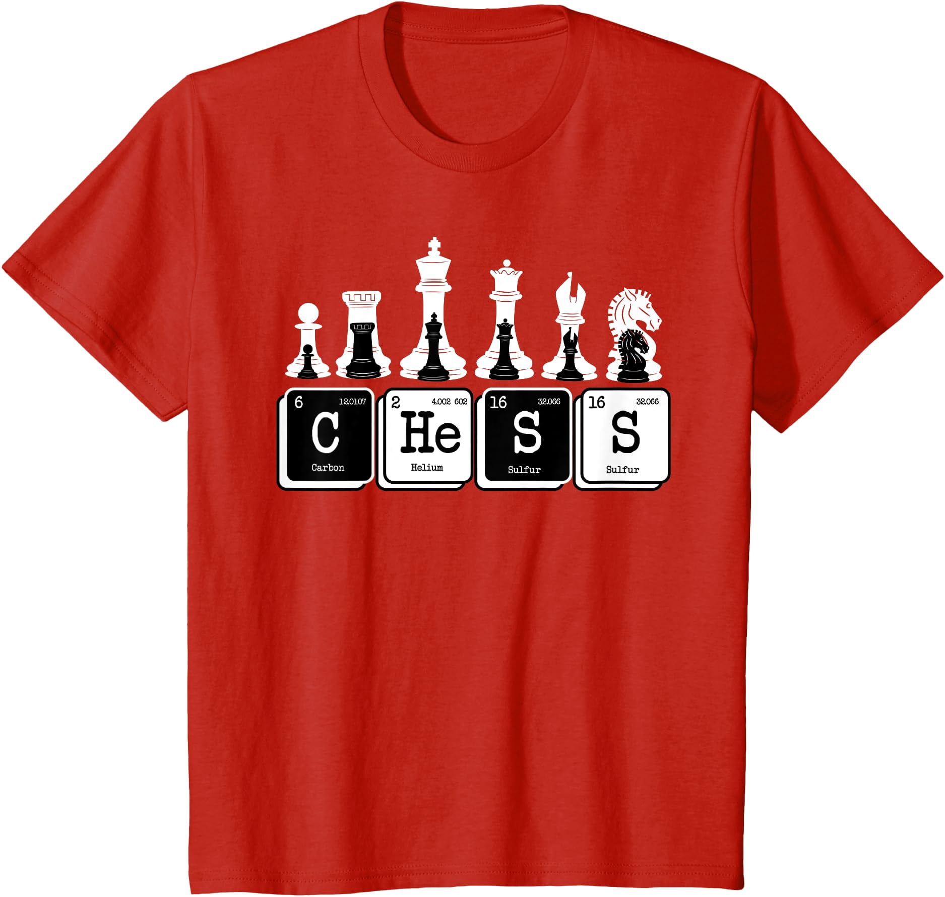 Funny Chess Set Pieces Periodic Table Board Game Player Gift Youth ...
