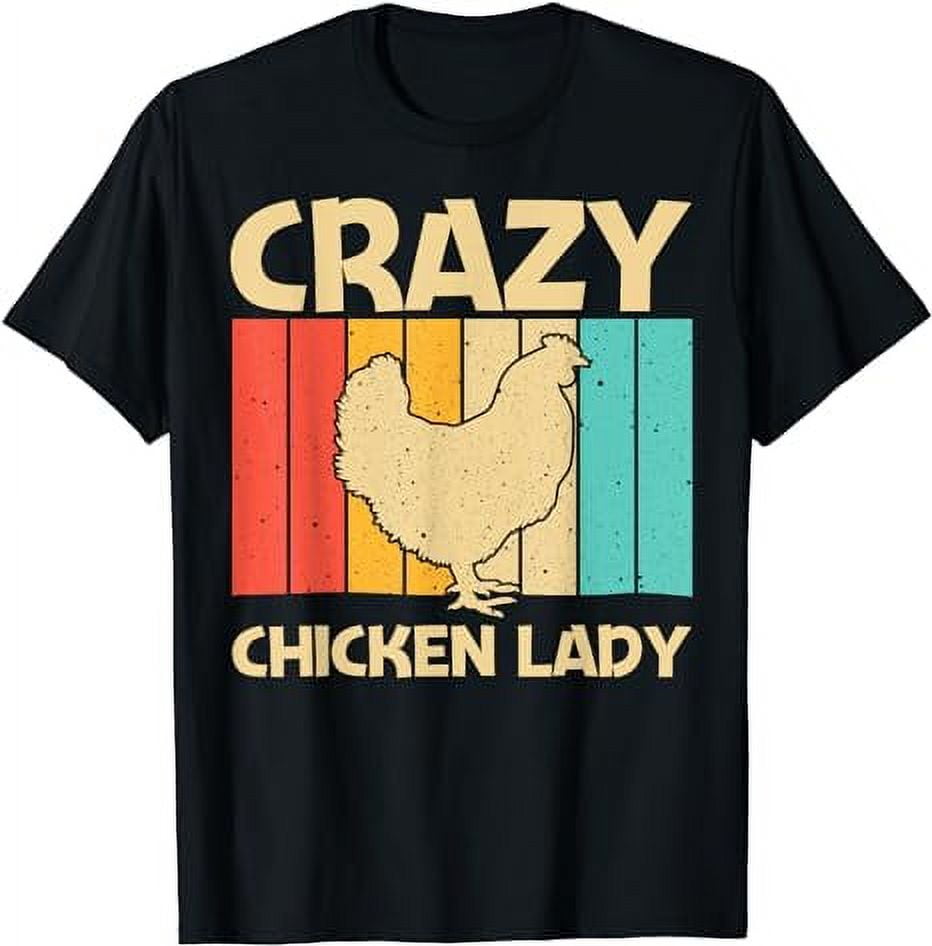 Funny Chicken Art For Women Mom Chicken Farmer Poultry Lover T-Shirt ...