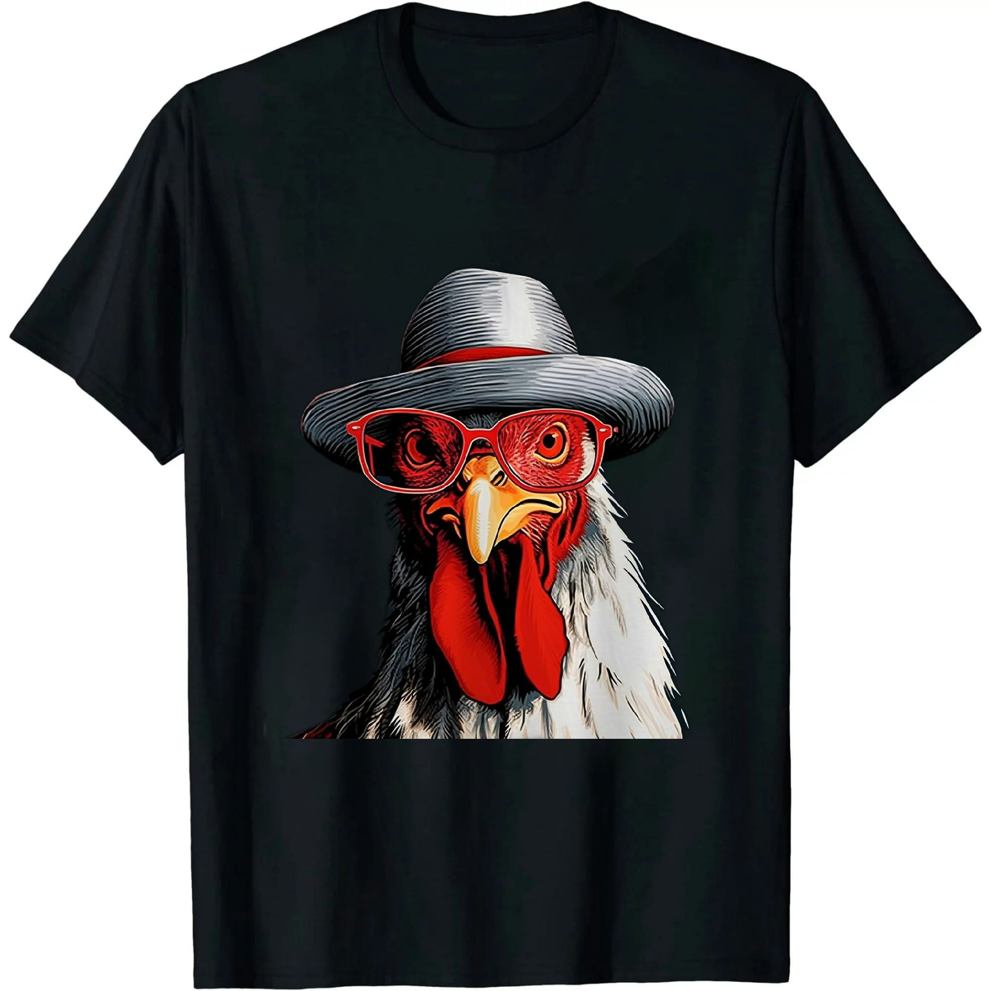 Funny Chicken Design For Men Women Rooster Chicken Lovers T-Shirt ...