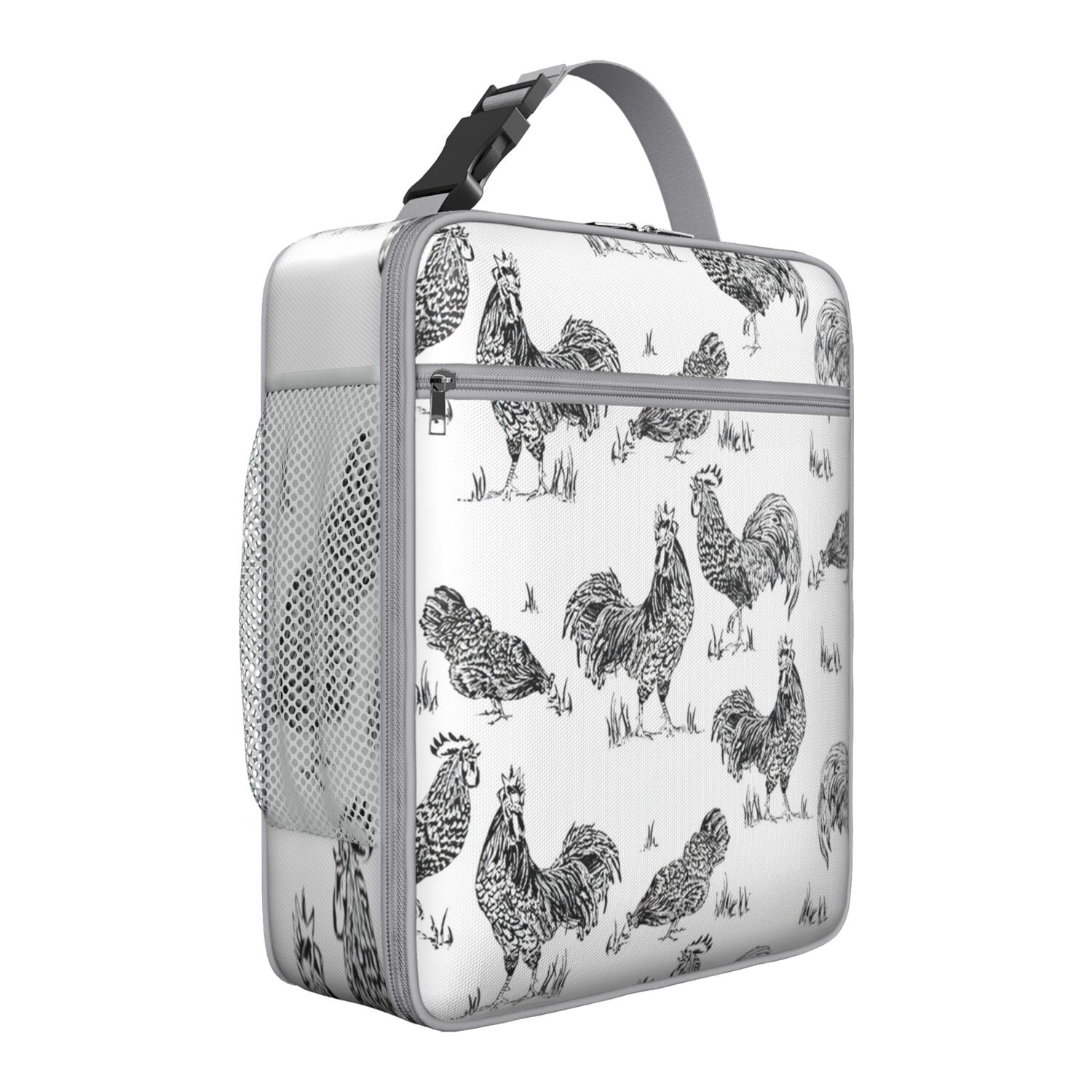 Funny Chicken and Egg Lunch Bag, Rustic Farmhouse Insulated Bento Tote ...