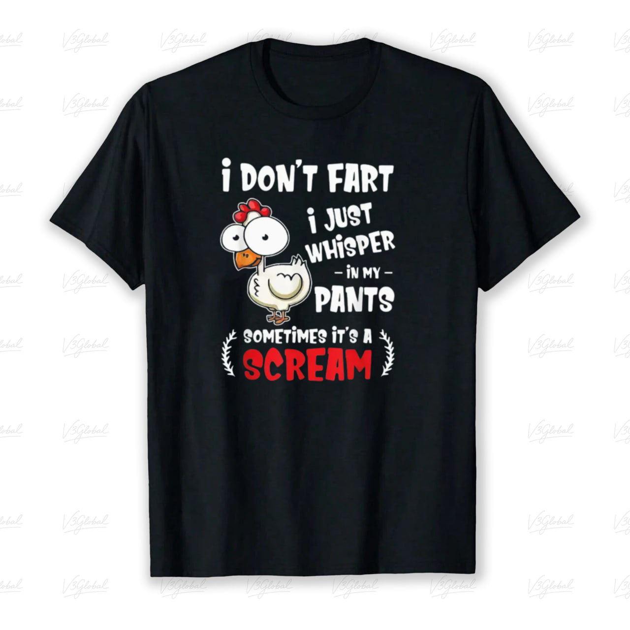 Funny Chicken Enthusiast Humor Farm Animal Cartoon Style Unisex T-Shirt ...