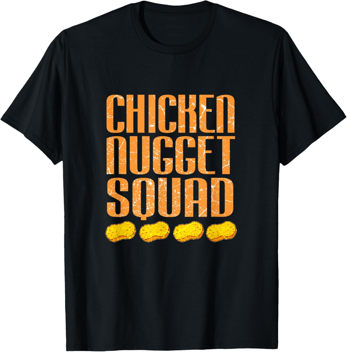 Funny Chicken Nugget Fast Food Costume Chicken Nuggets Hug T-Shirt ...