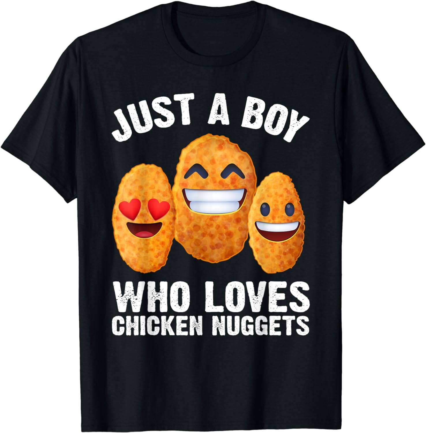 Funny Chicken Nugget For Men Boys Kids Chicken Nugget Lovers T-Shirt ...