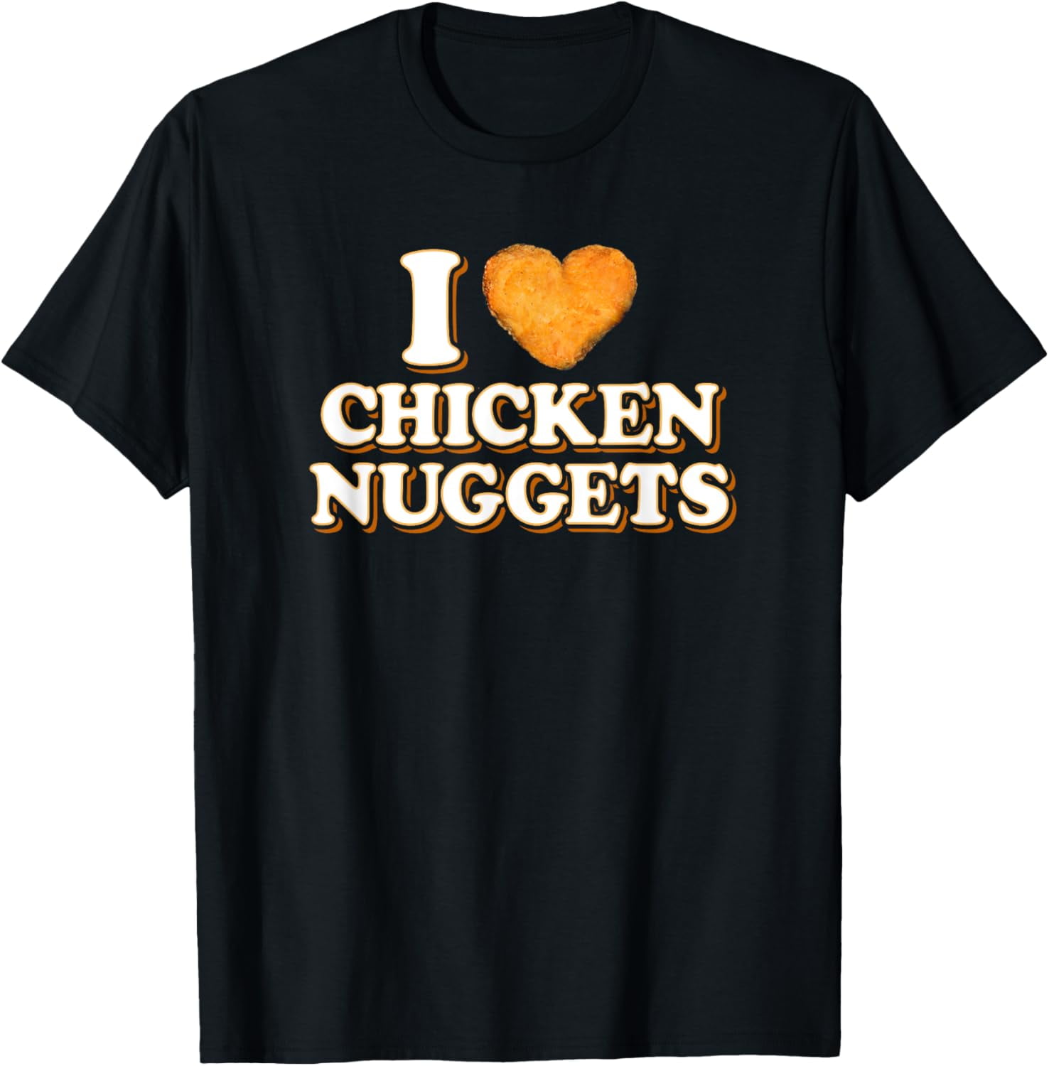 Funny Chicken Nugget Gift I Love Chicken Nuggets T-Shirt - Walmart.com