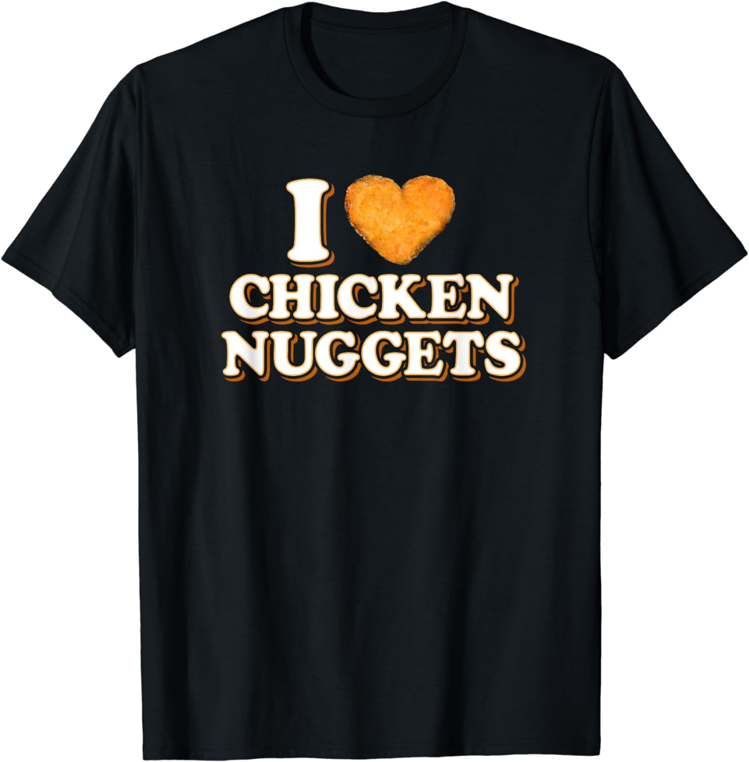 Funny Chicken Nugget Gift I Love Chicken Nuggets T-Shirt - Walmart.com