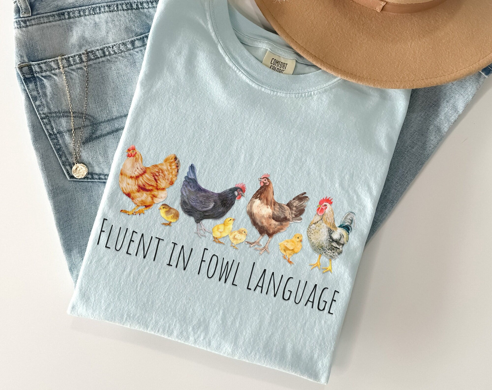 Funny Chicken Shirt Animal TShirt Country TShirt Crazy Chicken Lady ...