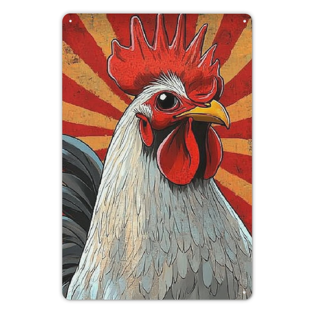 Funny Chicken Signs Chicken Humor Are You Pooping Aluminium Sign Metal ...