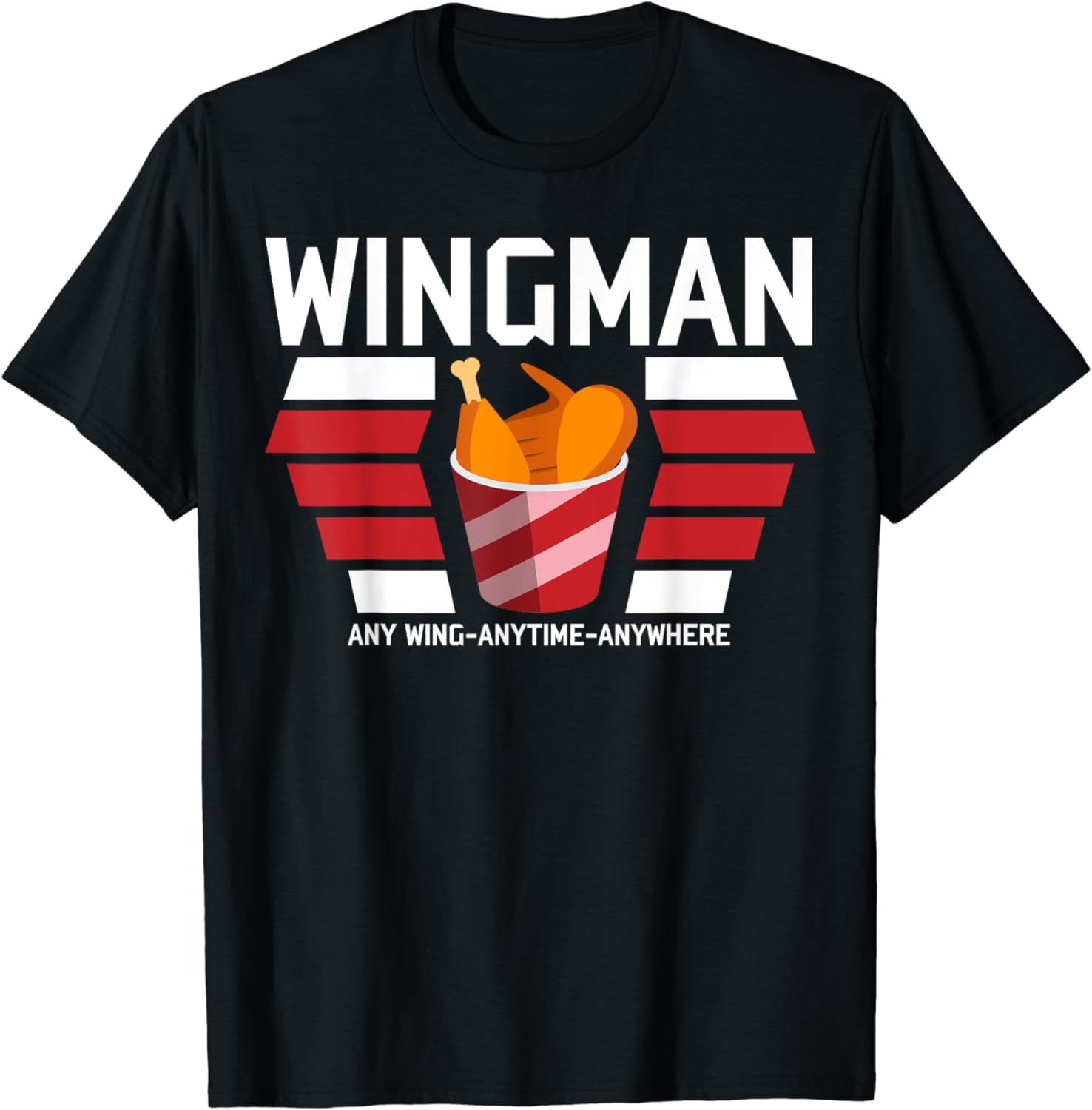Funny Chicken Wings Shirt: The Hot & Spicy Parody Gift Tee - Walmart.com